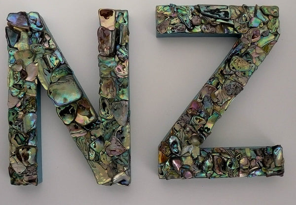 Paua NZ letters block – LadyPaua